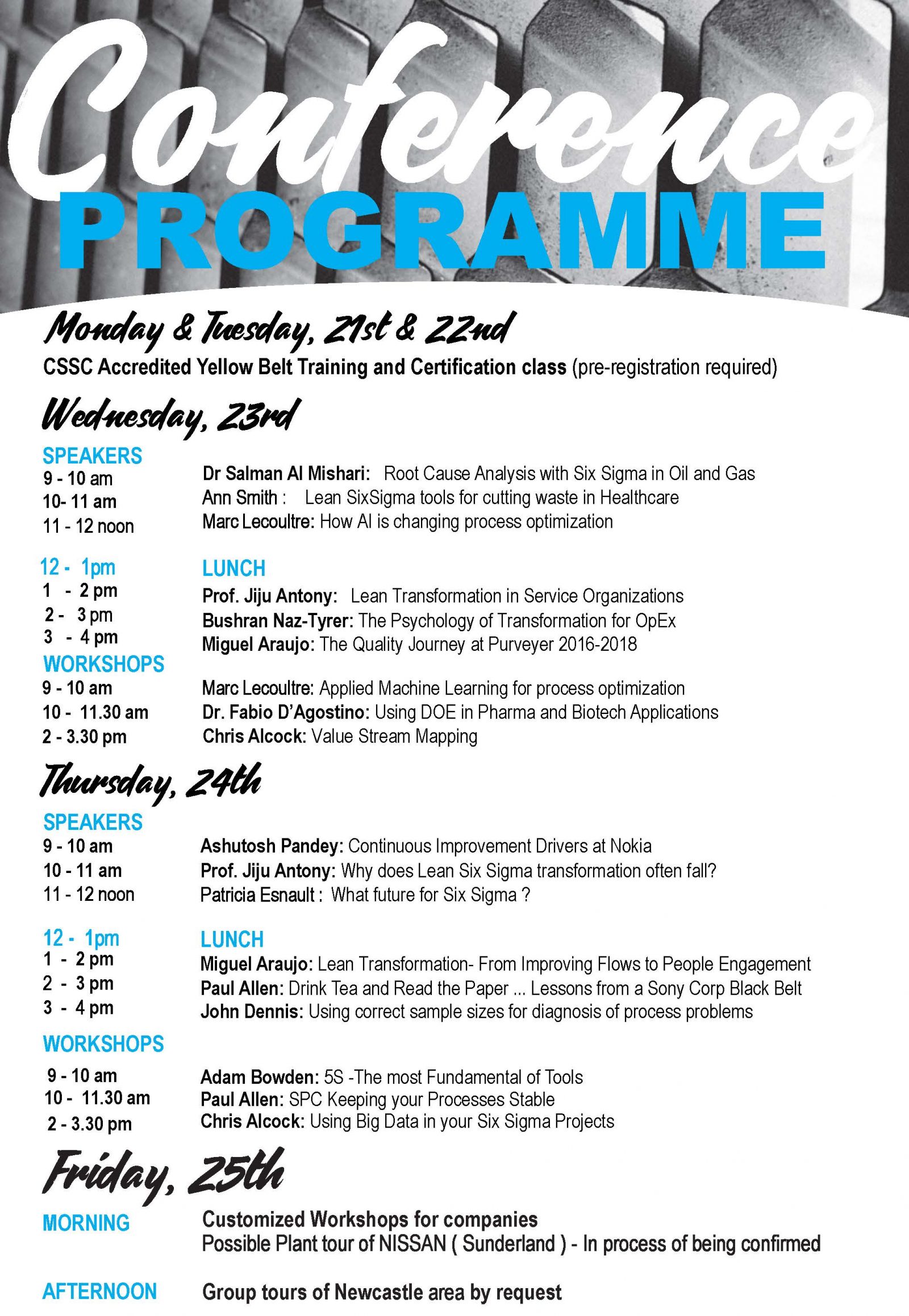 Cropped Schedule page from ILSSI BROCHURE v3 | International Lean Six ...