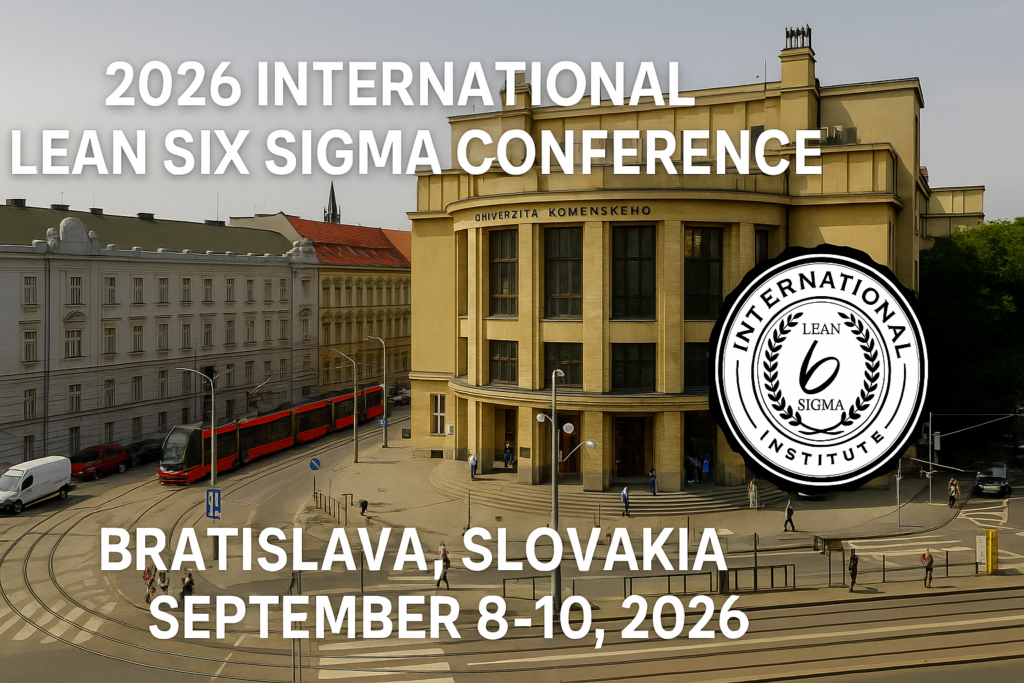 2026 International Lean Six Sigma Conference Bratislava Solvakia ILSSI ...
